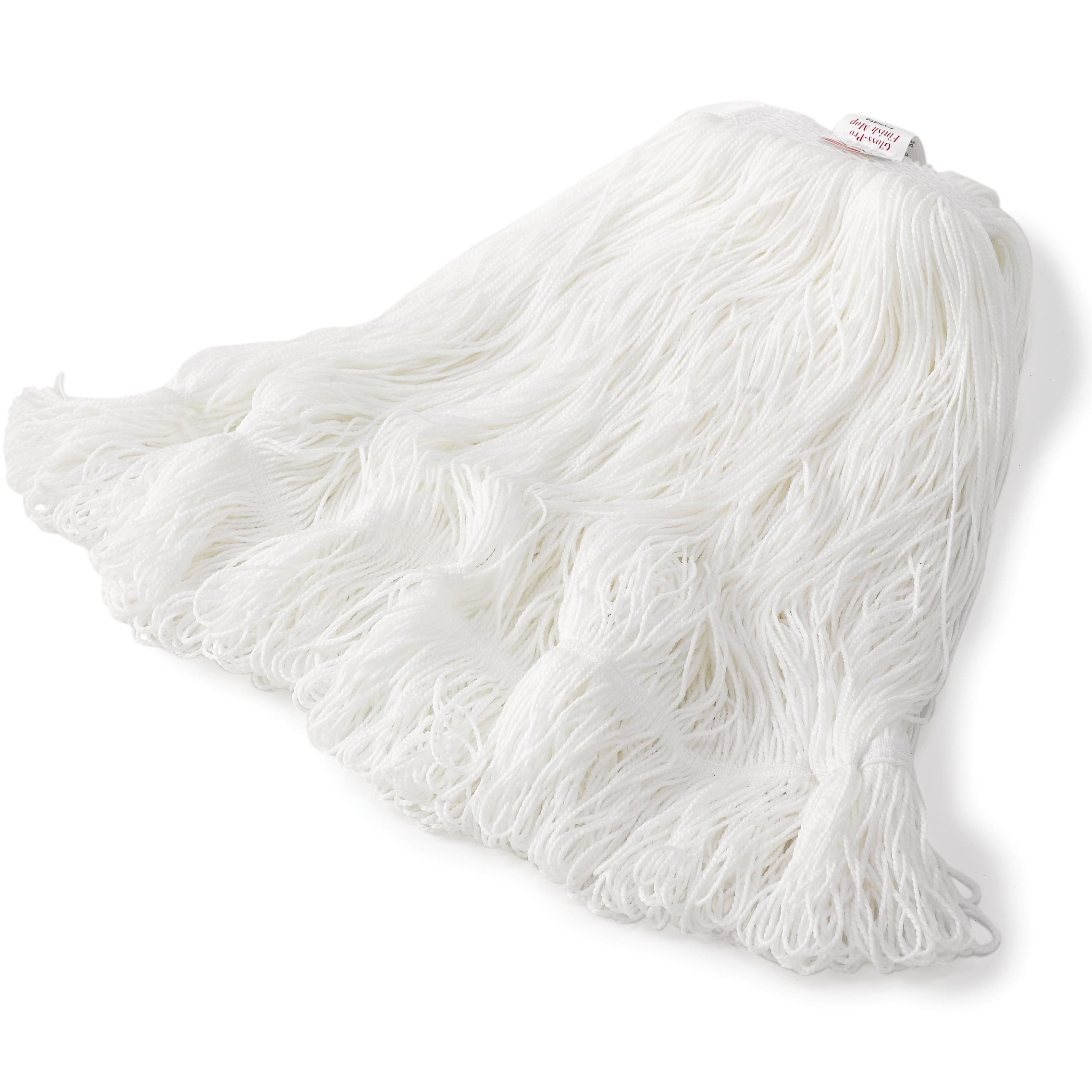 Rubbermaid Medium White Nylon Finish Mop | Wasserstrom