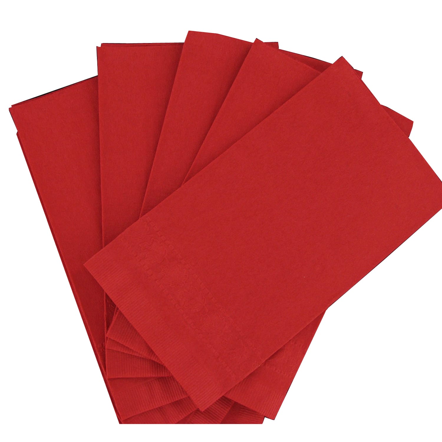 Hoffmaster® Red 15" x 17" Embossed Dinner Napkin | Wasserstrom