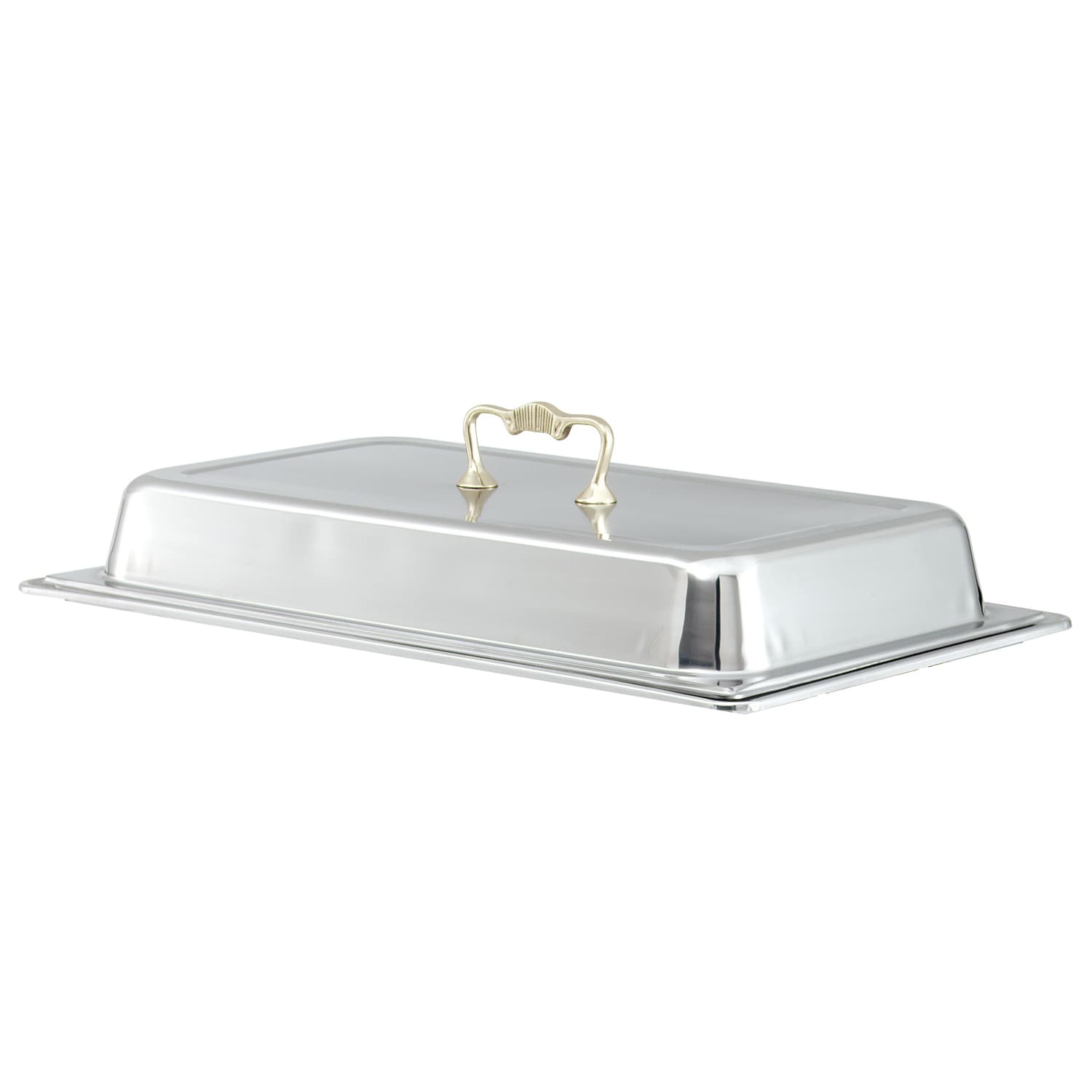 Vollrath 46043 S/S Brass Trim Cover For 46050 Classic Full Size Chafer ...