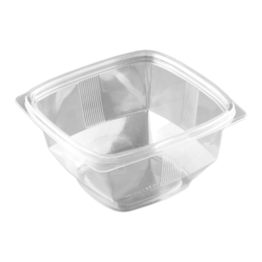 Par-Pak 5DD032 7-1/2" Square Clear Plastic 32 Oz. Bowl - 300 / CS ...