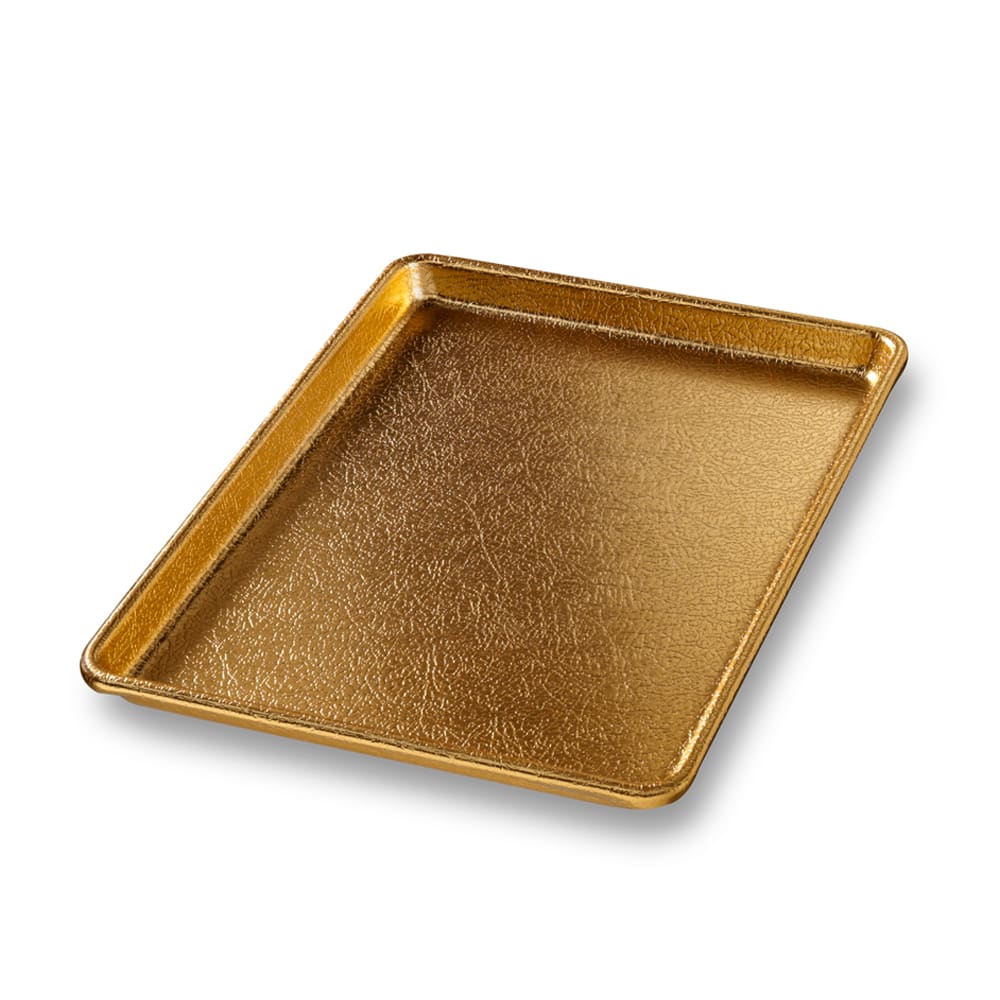 Chicago Metallic 40940 Gold 9-7/16" Display Pan | Wasserstrom