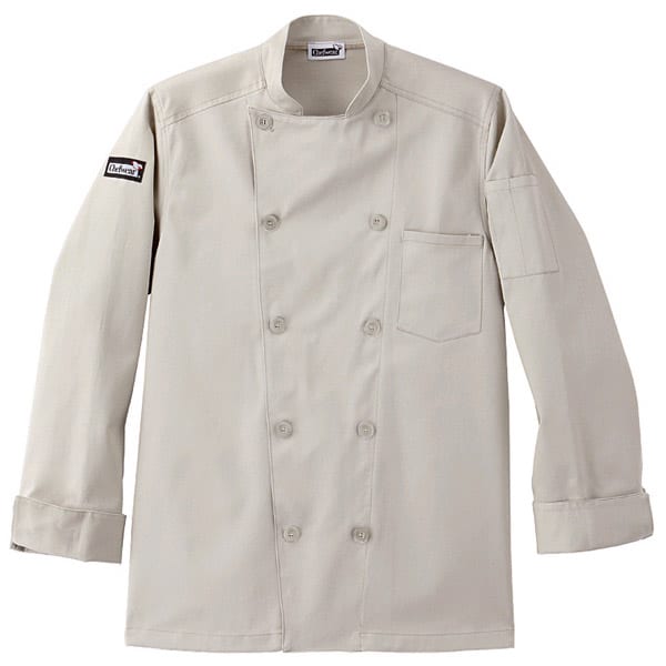 Chefwear® 5005-125 X-Large Stone Organic Five-Star Chef Jacket ...