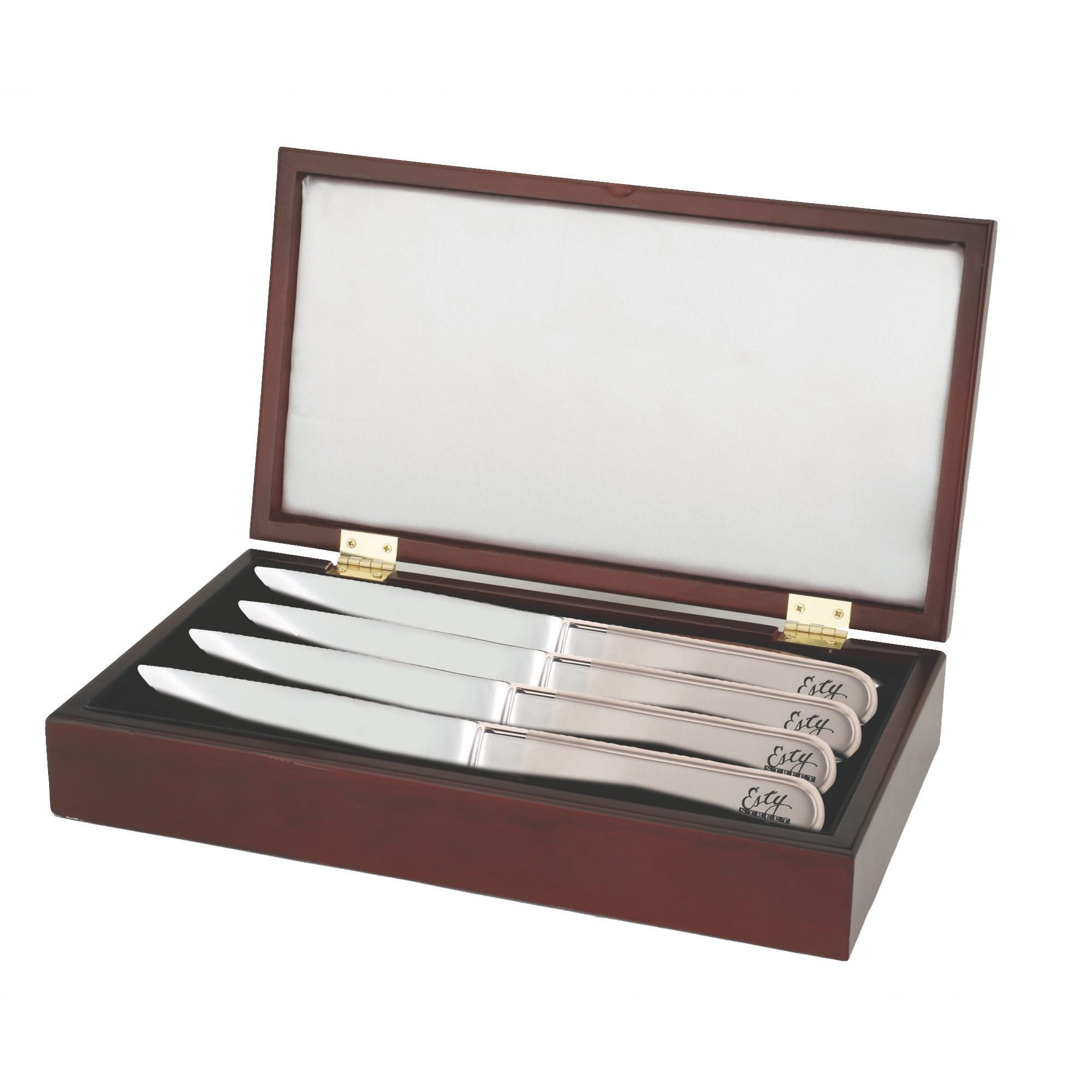 Walco 71WGIFT4J Saratoga Jumbo Cherry Steak Knife Gift Box | Wasserstrom