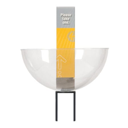 Lavi Industries 80-937BWL Clear Acrylic Impulse Merchandising Bowl ...