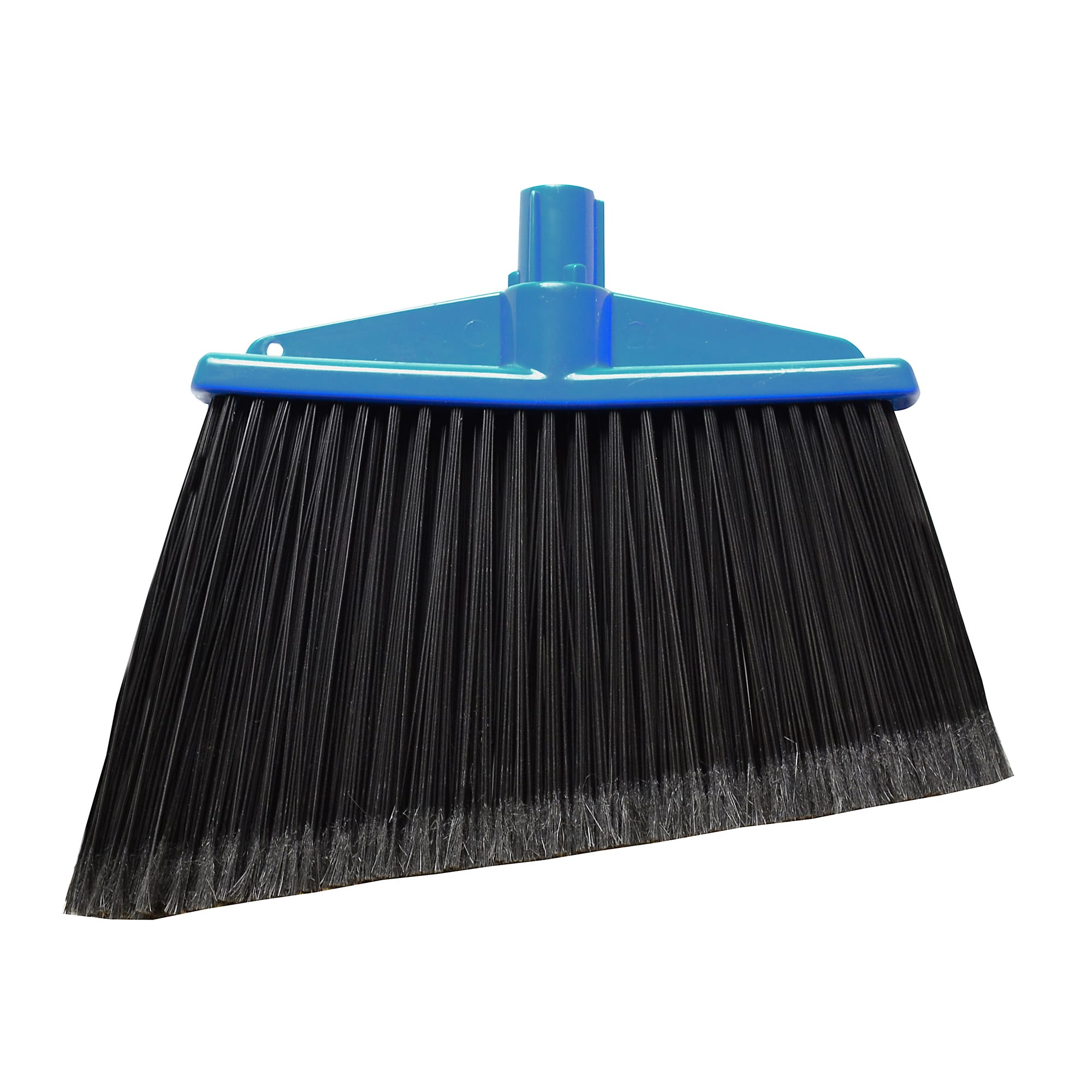 SYR Intnl. Flagged Blue Angle Broom w/ Black Bristles | Wasserstrom