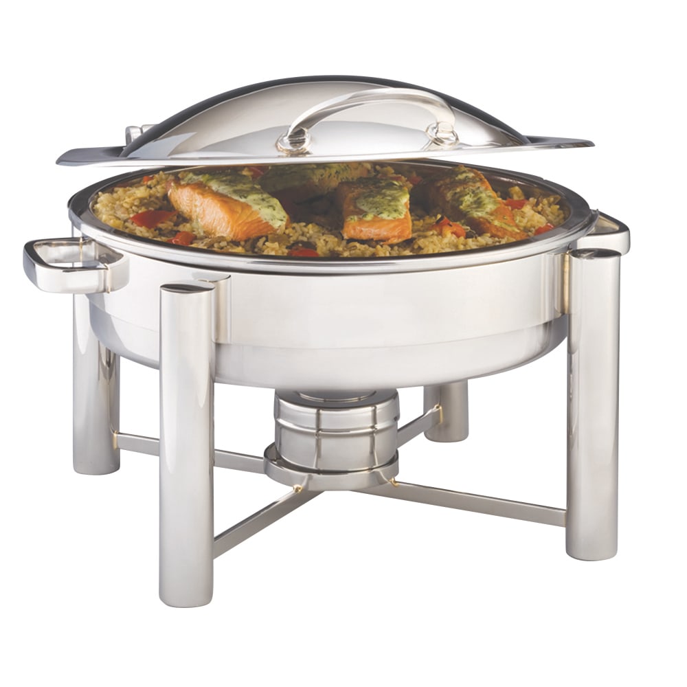 D.W. Haber & Son 06WHSS Tempo Stainless 2 Gallon Round Chafer | Wasserstrom