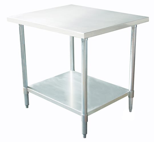 Johnson-Rose 83048 Stainless Steel 30" x 48" Work Table | Wasserstrom