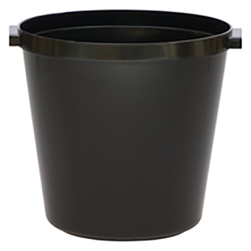 Wescon 09 1200 Black 3 Qt. Round Ice Bucket | Wasserstrom