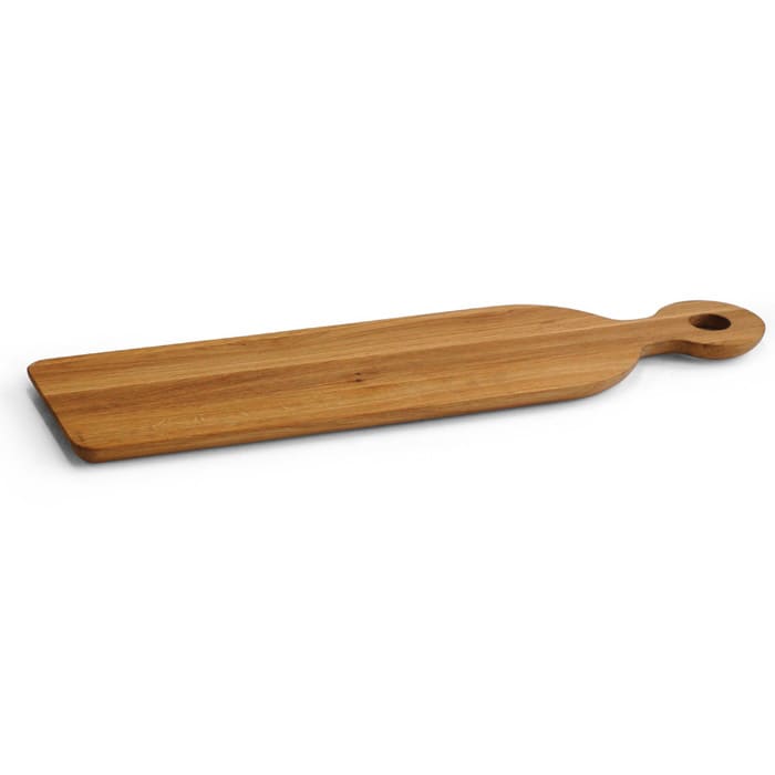 Craster BO_CC007 Oak 20.8 x 5.5" Rectangle Board With Handle | Wasserstrom