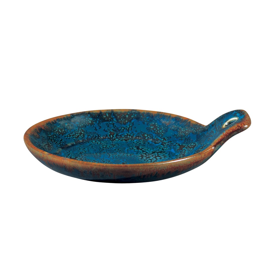 Oneida F1468994109 Studio Pottery Blue 4" Cocktail Plate - 48 / CS ...