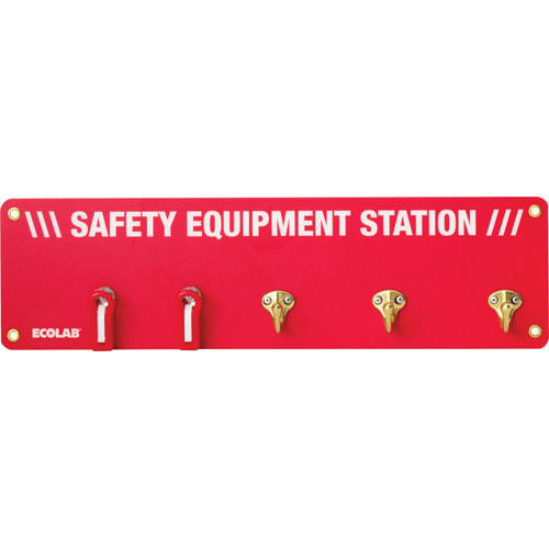 Ecolab 50601-01-11 Safety Equipment Station Rack | Wasserstrom