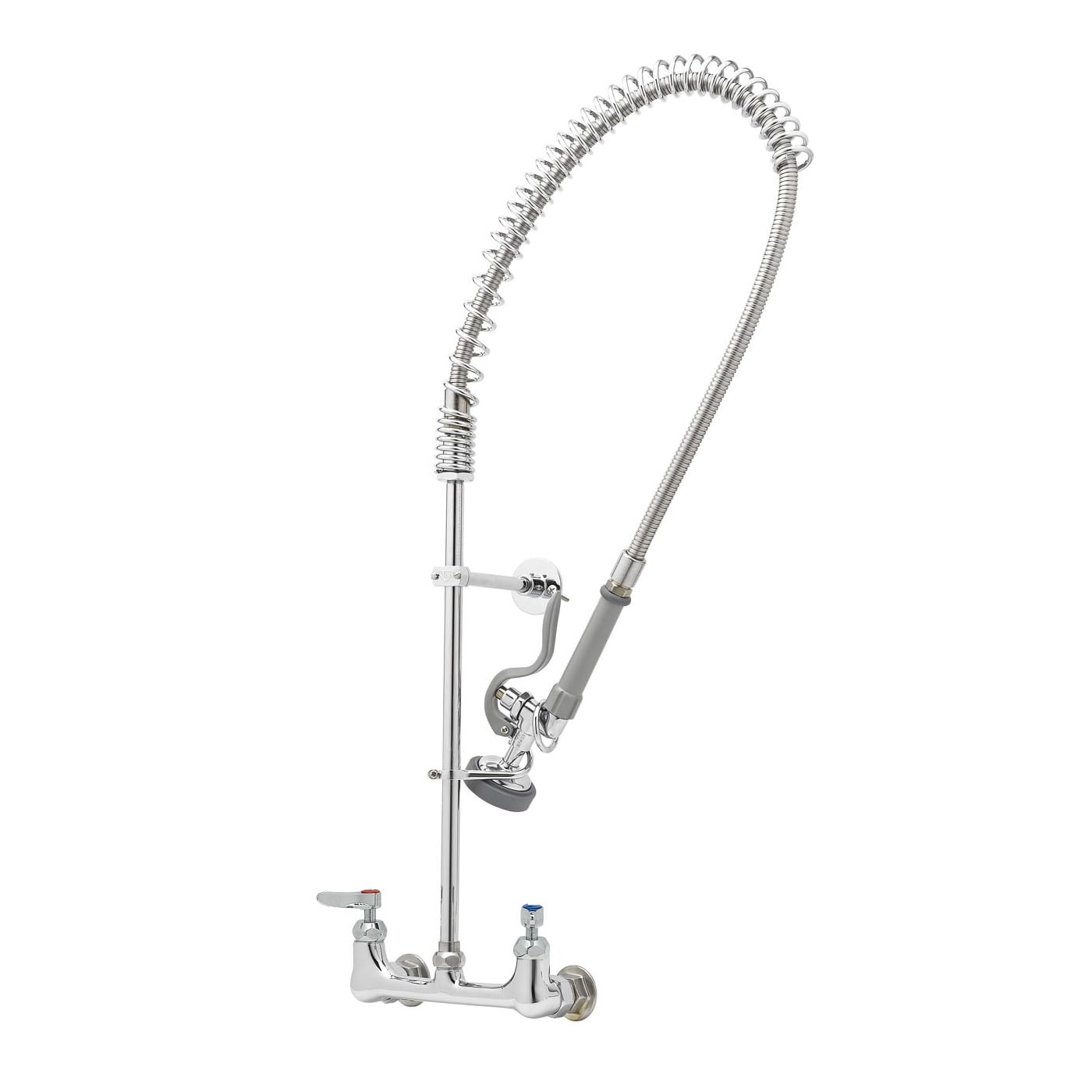 T & S Brass B-0133-CR-B Pre-Rinse Sprayer with Bracket | Wasserstrom
