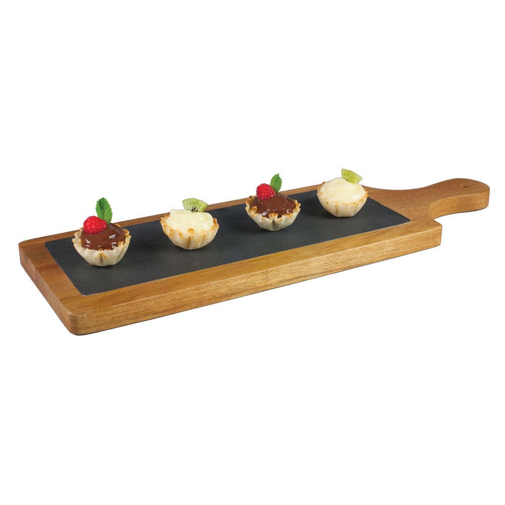 Paderno World Cuisine A4158843 2-Pc. 17-3/4" x 5-7/8" Slate Flight Set ...