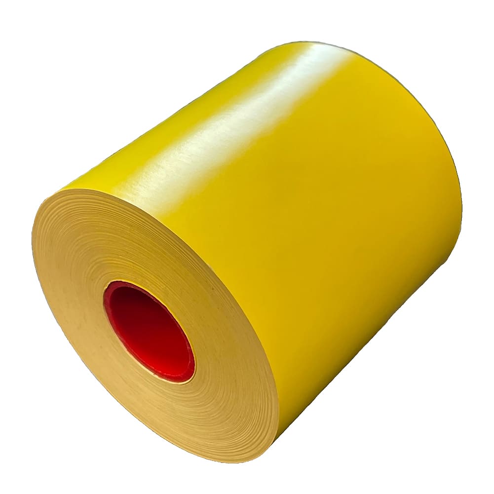 NCR MS3181702GOPLUSD-C 170 Ft Yellow POS Label Roll - 24 / CS | Wasserstrom