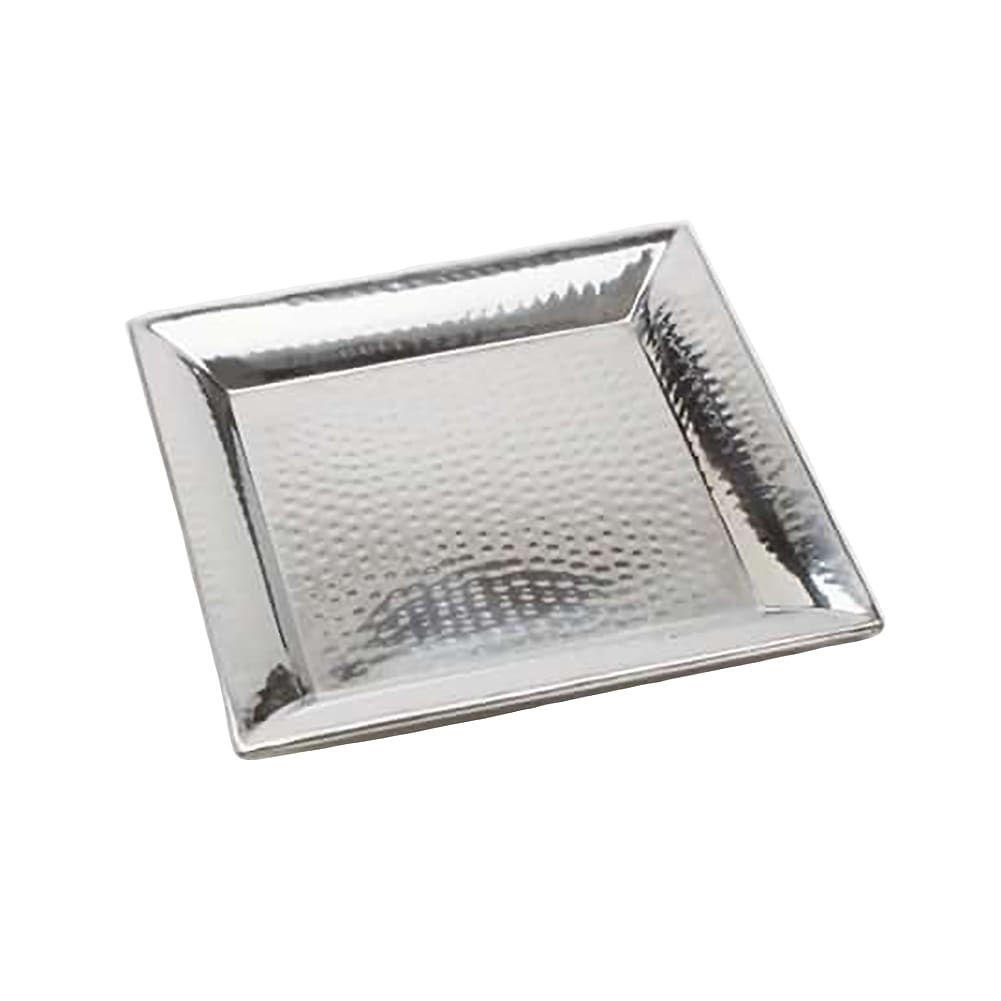 American Metalcraft HMSQ14 S/S Hammered Square 14 x 14 Serving Tray ...