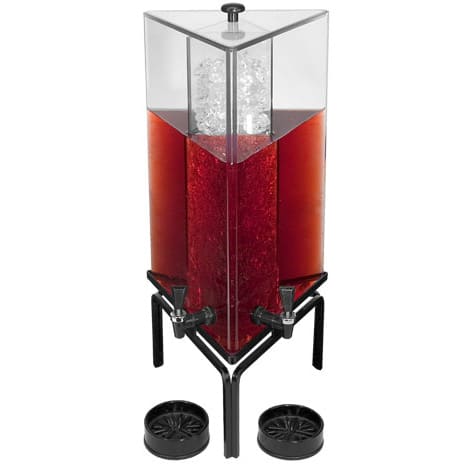 Gourmet Display® JC303-13 Strata 3 Gal. Triangle Juice Dispenser ...