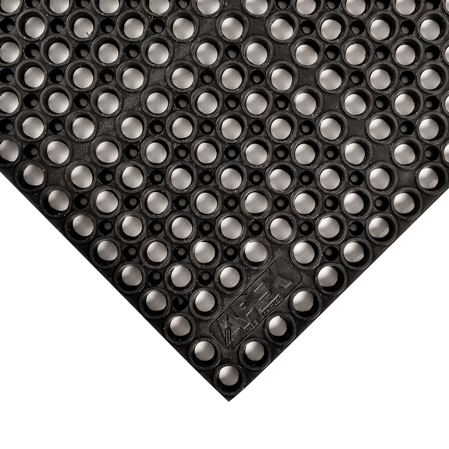 Apex™ 36X36 BLACK 36" x 36" San-Eze® Floor Mat | Wasserstrom