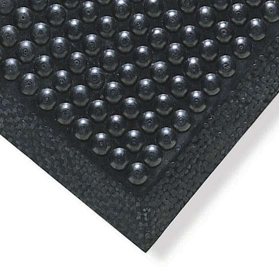 NoTrax 447-24X36BLK Comfort-Eze™ 24 x 36" Rubber Floor Mat | Wasserstrom