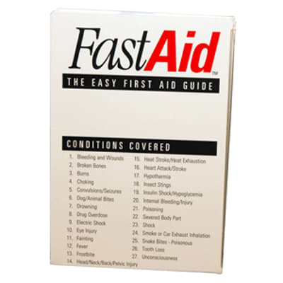 Afassco® 905 Fast Aid™ First Aid Guide | Wasserstrom