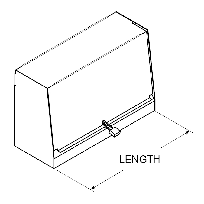 Perlick® SR-DL30R 30" Locking Dual Bottle Rail | Wasserstrom