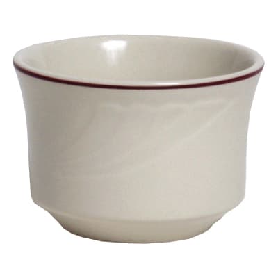 Tuxton YBB-0752 Monterey 7 Oz. Bouillon with Berry Band - 36 / CS | Wasserstrom