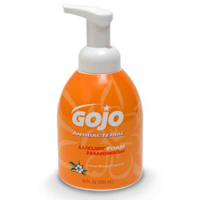 Gojo® Luxury Foam Antibacterial Handwash Pump, Orange | Wasserstrom