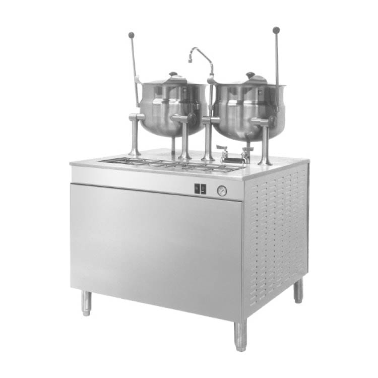 Cleveland Range 36-DM-K11 Direct Steam 2-Kettle Oyster Cooker | Wasserstrom