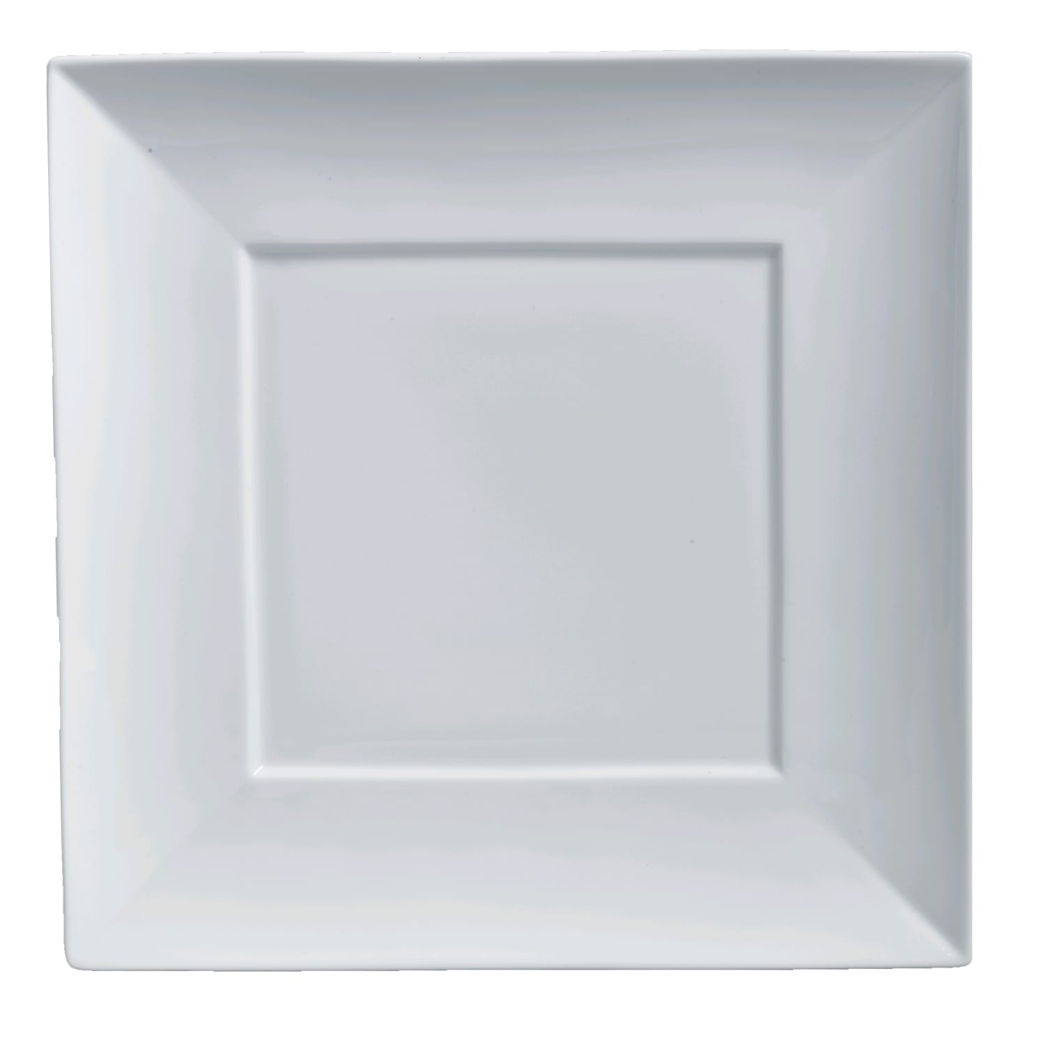 Steelite 6301P324 Aura Duo White 11-7/8" Square Plate - 6 / CS ...