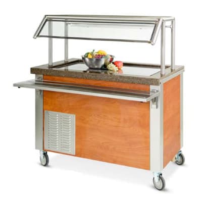 Dinex® DinExpress® Self-Contained 77"L Frost Top Counter | Wasserstrom