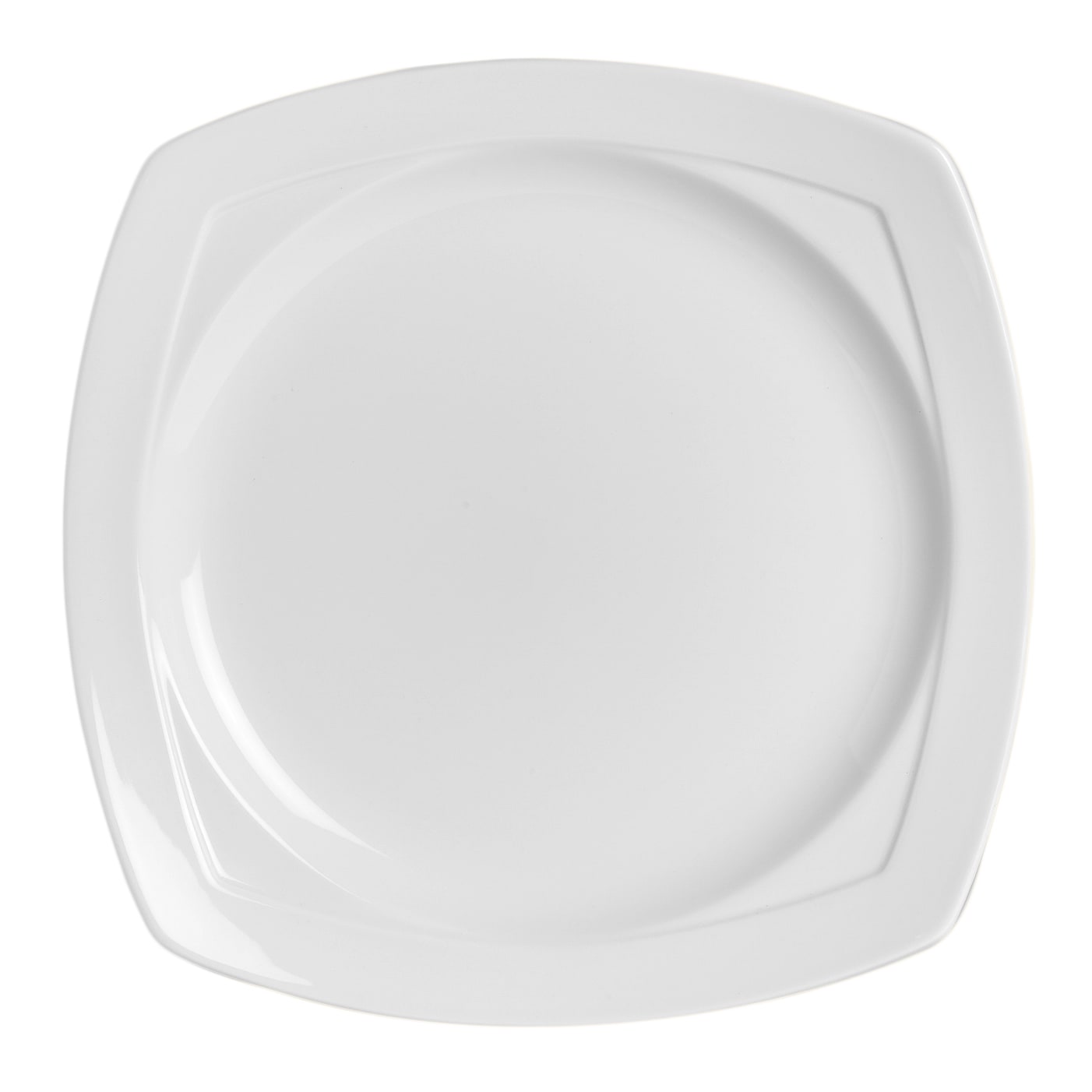 Steelite 11010408 Performance Taste White 9" Square Plate - 24 / CS ...