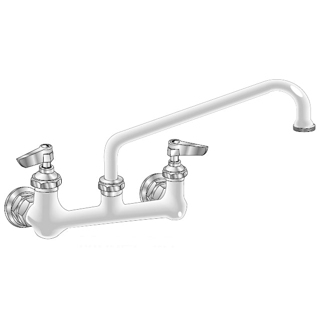 Aero 8" O.C. Faucet w/ 18" Swing Spout (T&S) | Wasserstrom