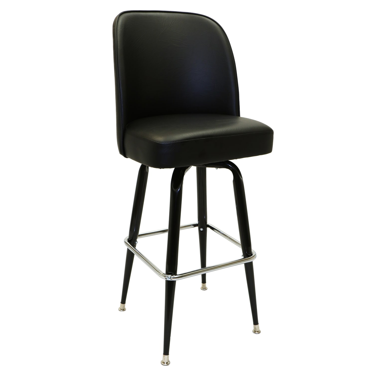 Hospitality Furniture B0039032PBLK/200951 Black with Black Base Club ...