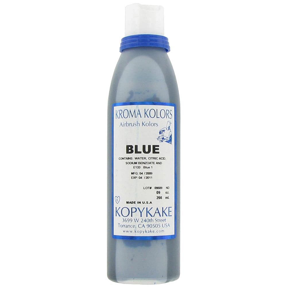 Kopykake KKBLU Blue 9 Oz Kroma Kolor Bottle for Airgun Units | Wasserstrom