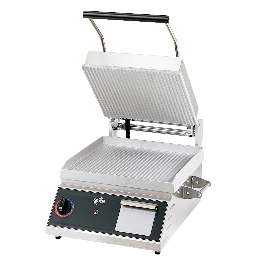 Star® CG14E-120V Pro-Max Electronic Control Grooved Panini Grill ...