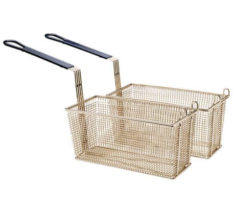 Pitco® Triple Size Fry Basket with Front Handle | Wasserstrom