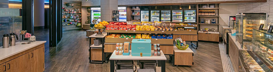 Showcase of Wasserstrom's Convenience Store Setup