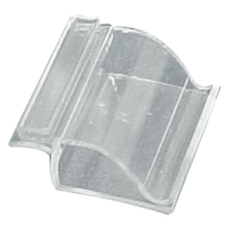 Clear Plastic 2-Way Gourmet Clip, 1-1/4" | Wasserstrom