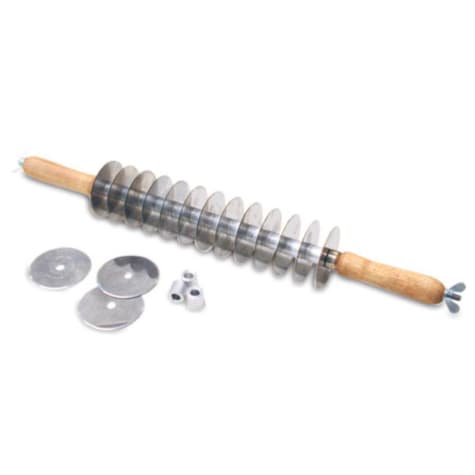 Tomric A-1218 Adjustable 13-Blade Caramel Cutter - Set | Wasserstrom